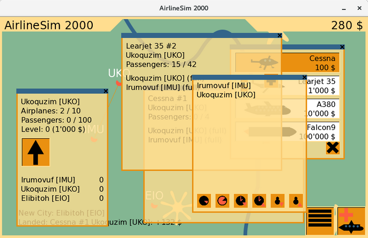 AirlineSim 2000 | Alakajam!